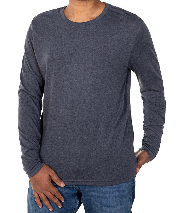 Custom Next Level Tri-Blend Long Sleeve T-shirt - Design Long Sleeve T ...