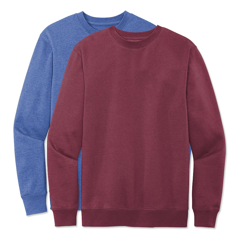 Custom District V.I.T. Crewneck Sweatshirt - Design Crewneck ...