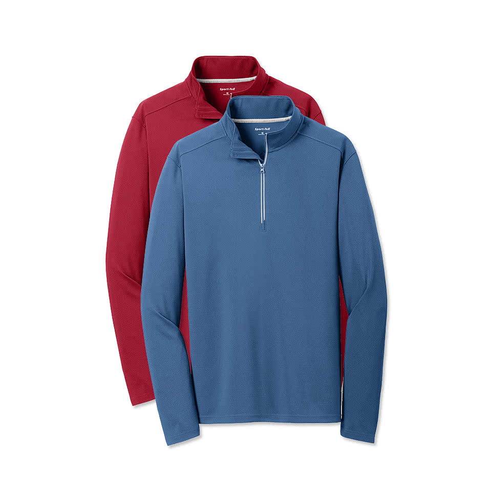 Custom Sport-Tek Sport-Wick Quarter Zip Performance Pullover - Design ...