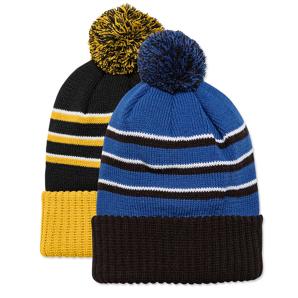 Custom Richardson Stripe Cuffed Beanie - Design Beanies Online at ...