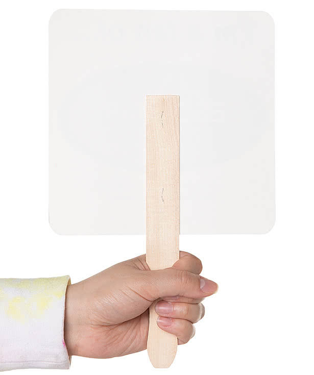 Custom Full Color Square Hand Fan - Design Games & Novelties Online at ...