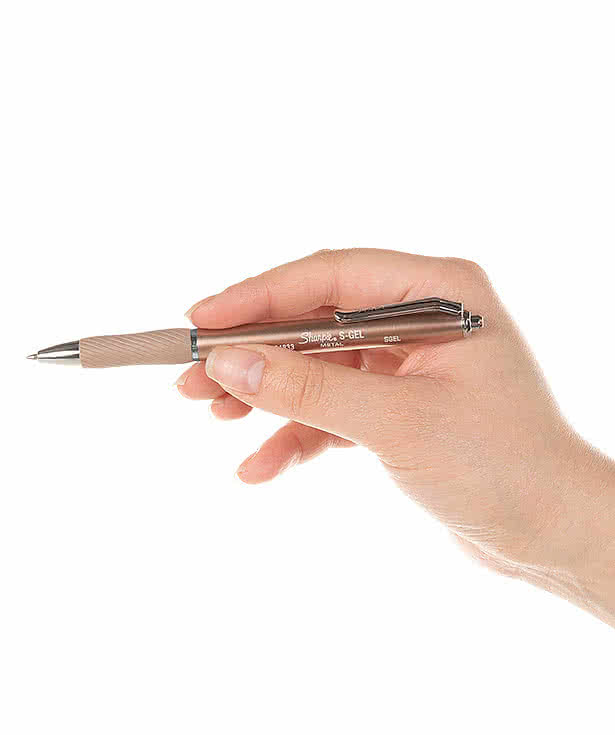 Custom Laser Engraved Sharpie S-Gel Metal Barrel Pen (black ink ...