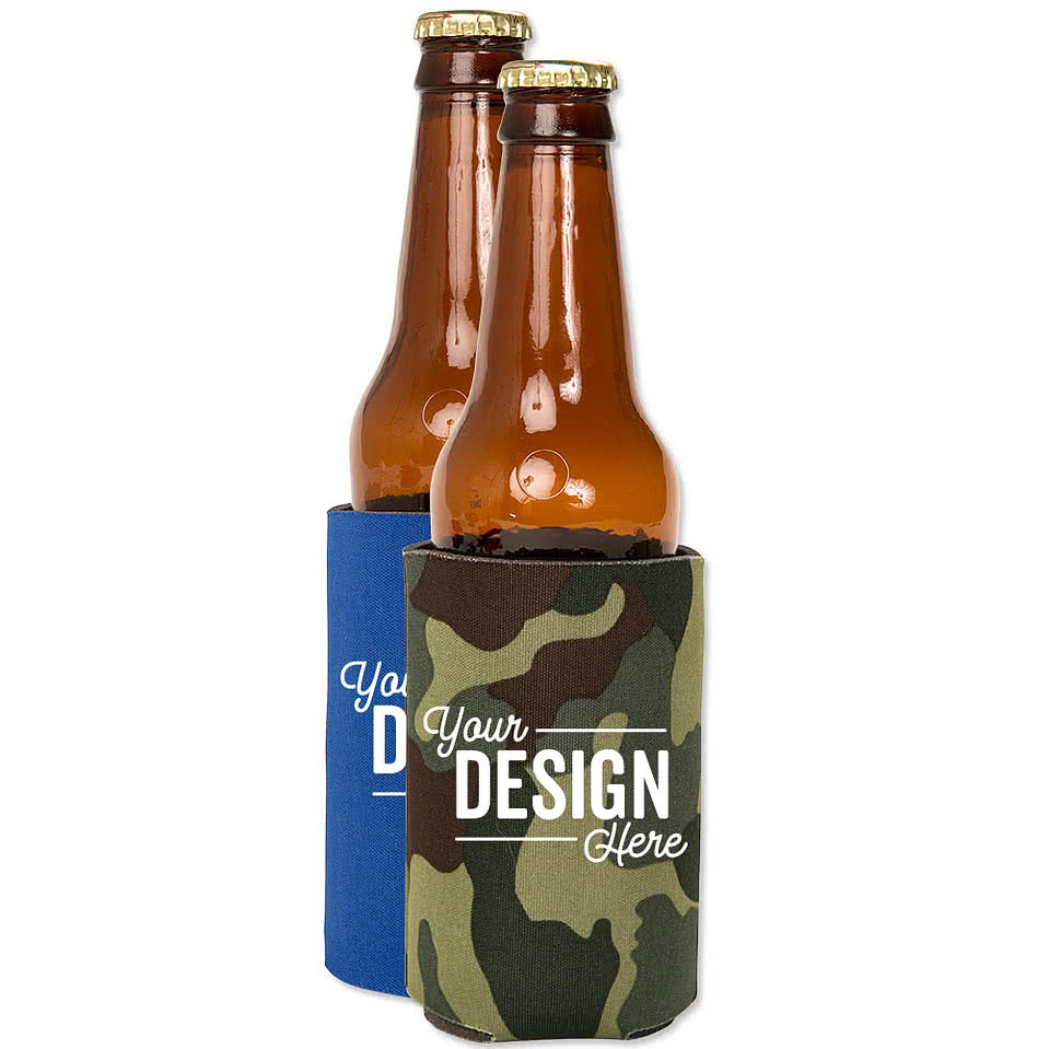 Design Custom Printed Foldable Bottle Coolers Online at CustomInk