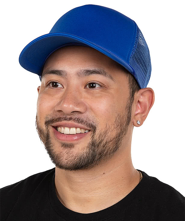 Custom Mega Cap Five‑Panel Foam Snapback Trucker Hat - Design Trucker ...