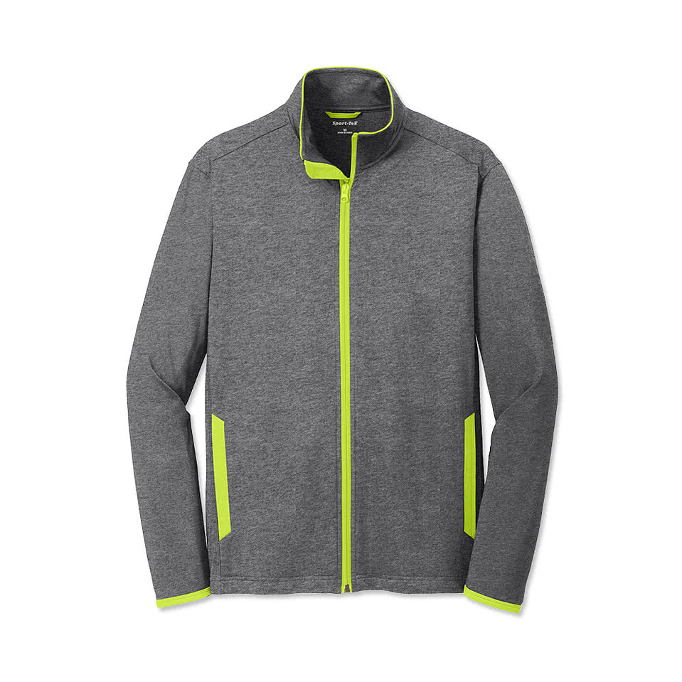 Custom Sport-Tek Sport-Wick Stretch Full Zip Jacket - Design Track ...