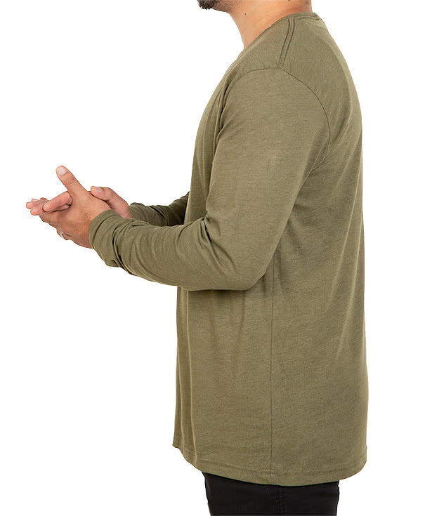 Custom Next Level Jersey Blend Long Sleeve T-shirt - Design Long Sleeve ...