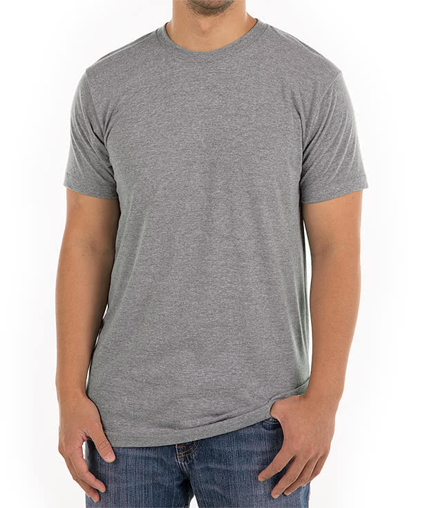 Custom American Apparel Tri-Blend Crewneck Track T-shirt - Design Short ...