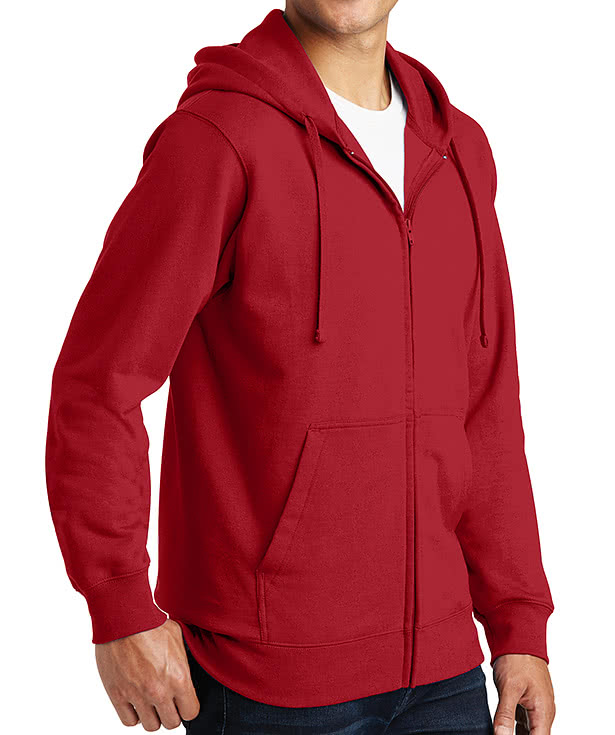Custom Port & Company Fan Favorite Zip Hoodie - Design Full Zip ...