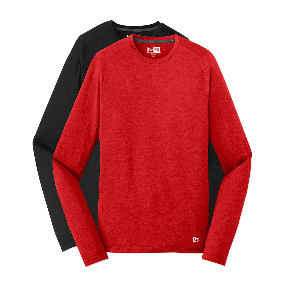 Custom New Era Series Long Sleeve Performance Shirt - Design Long ...