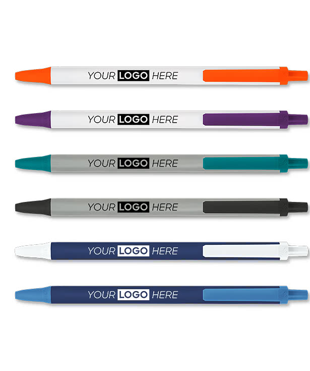 Design Custom Logo BIC Clic Stic Pens (black ink) Online at CustomInk