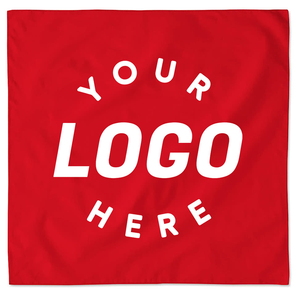 Custom Port Authority 100% Cotton Bandana (Centered Design) - Design ...