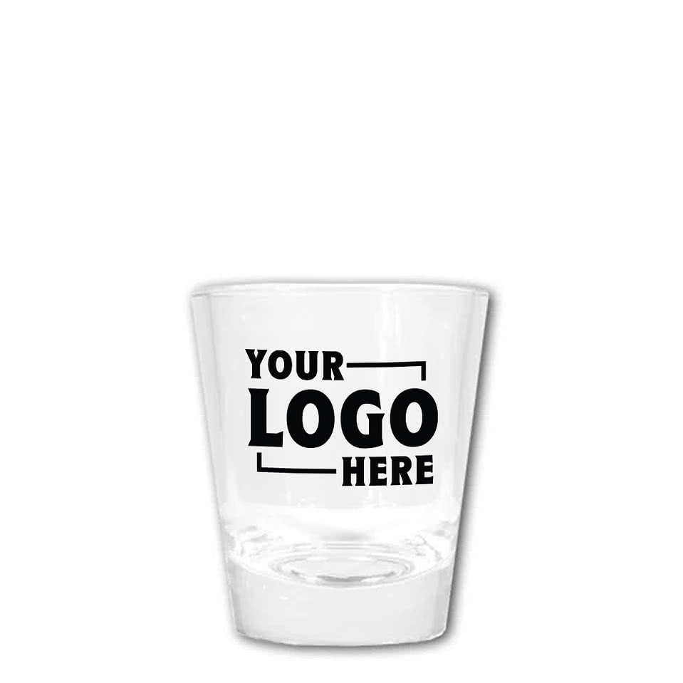 Design Custom Printed 1.5 Ounce Tapered Shot Glasses Online at CustomInk