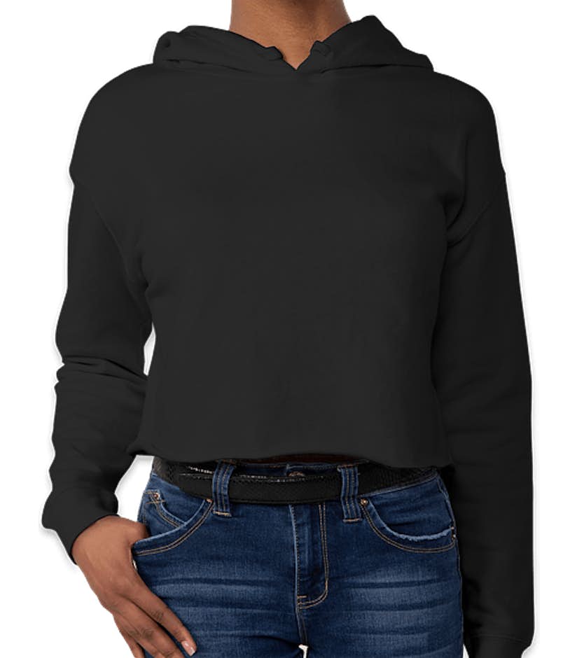 Custom Independent Trading Womens Cropped Hoodie Design Womens
