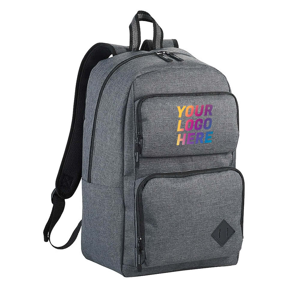 Custom Graphite Deluxe 15" Computer Backpack - Design Backpacks Online ...