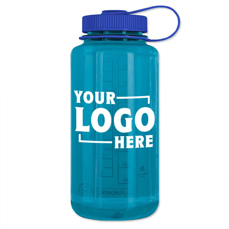 Custom Nalgene 32 oz. Sustain Tritan Wide Mouth Water Bottle - Design ...