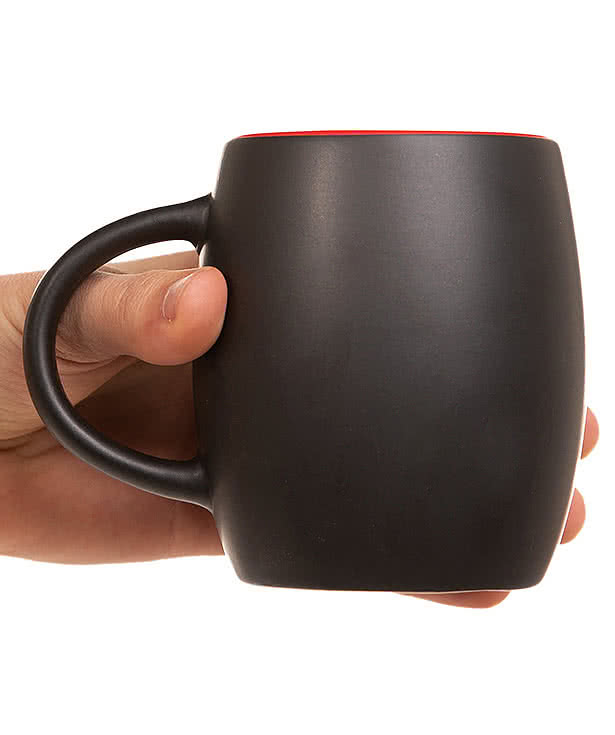 Custom 14 oz. Hearth Ceramic Mug with Lid/Coaster - Design Mugs Online ...