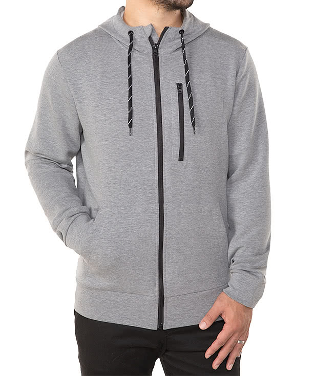 Custom Gapfit Stretch Jersey Lined Performance Zip Hoodie - Design Full ...