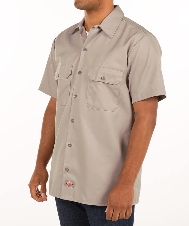 Custom Dickies Twill Industrial Work Shirt - Design Work Shirts Online ...