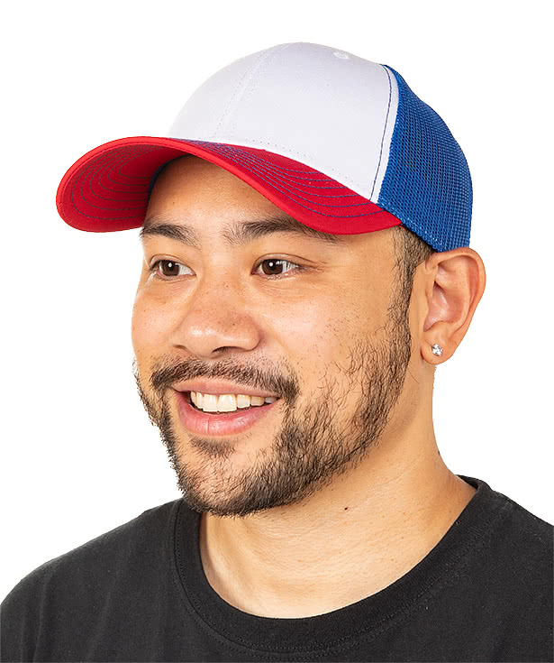 Custom Otto Cap Low Profile Two-Tone Trucker Hat - Design Trucker Hats ...