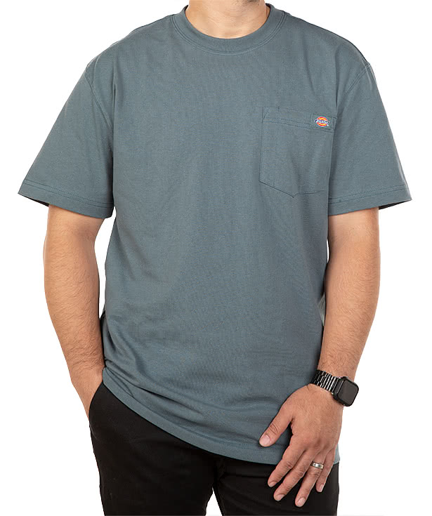 Custom Dickies Heavyweight Crewneck Pocket T‑shirt - Design Short ...