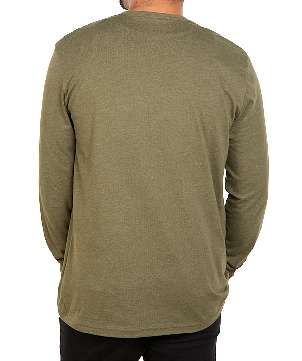 Custom Next Level Jersey Blend Long Sleeve T-shirt - Design Long Sleeve ...