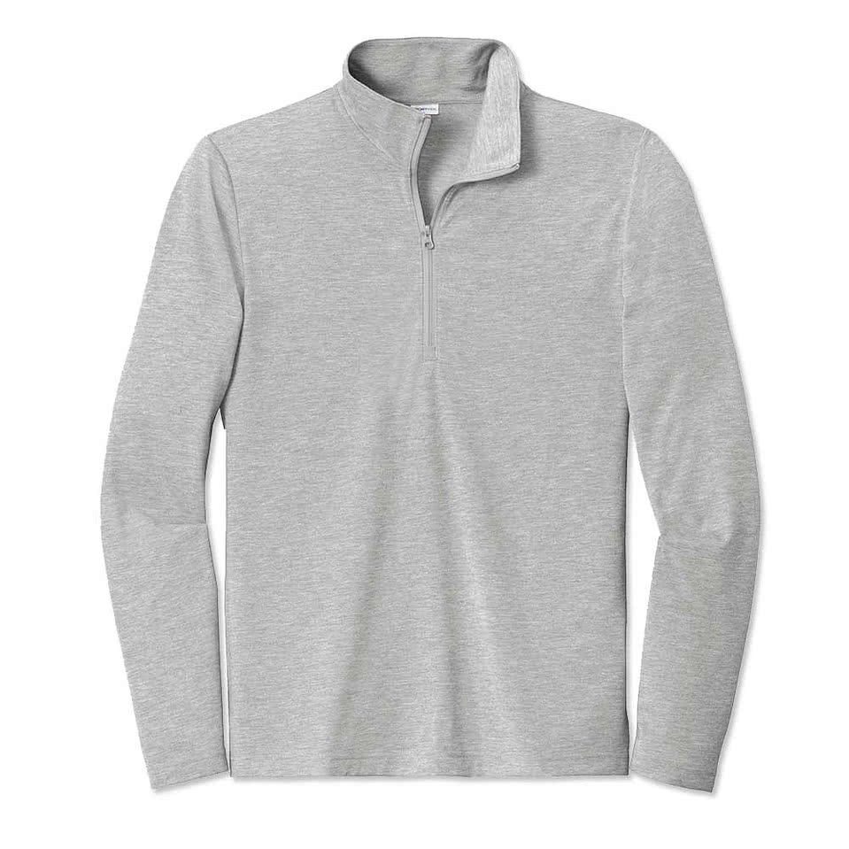 Custom Sport-Tek Tri-Blend Quarter Zip Performance Shirt - Design ...