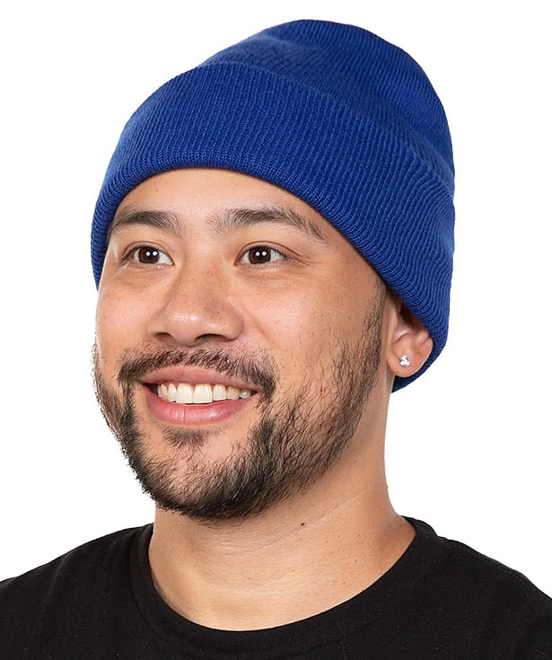 Custom Cap America Knit Cuff Beanie - Design Beanies Online at ...