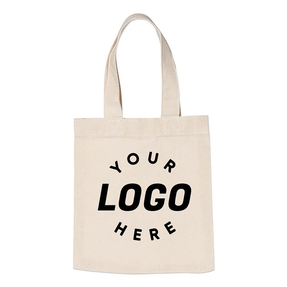 Custom Small Lightweight Cotton Canvas Tote Bag - Design Tote Bags ...
