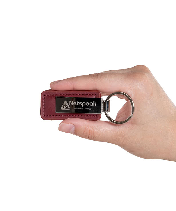 Custom Laser Engraved Leatherette Keychain - Design Keychains Online at ...