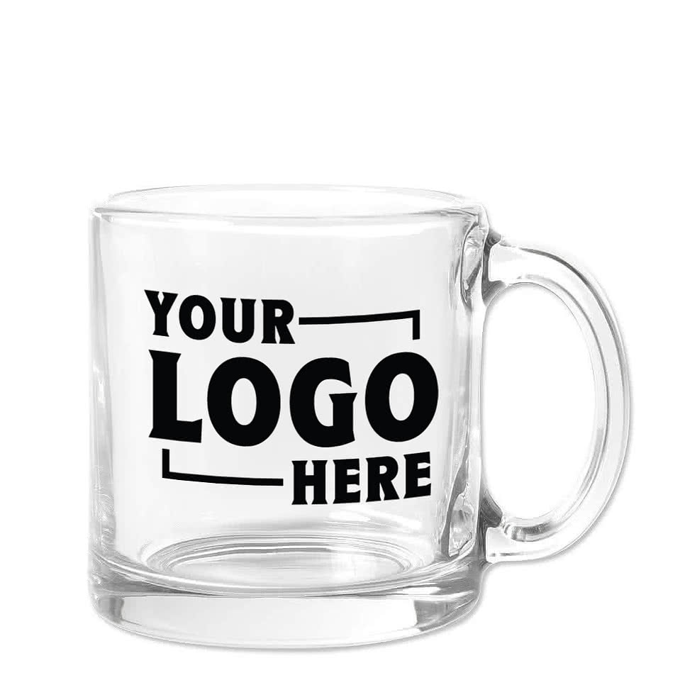 Design Custom Printed - 13 oz. Clear Glass Coffee Mug - Online at CustomInk