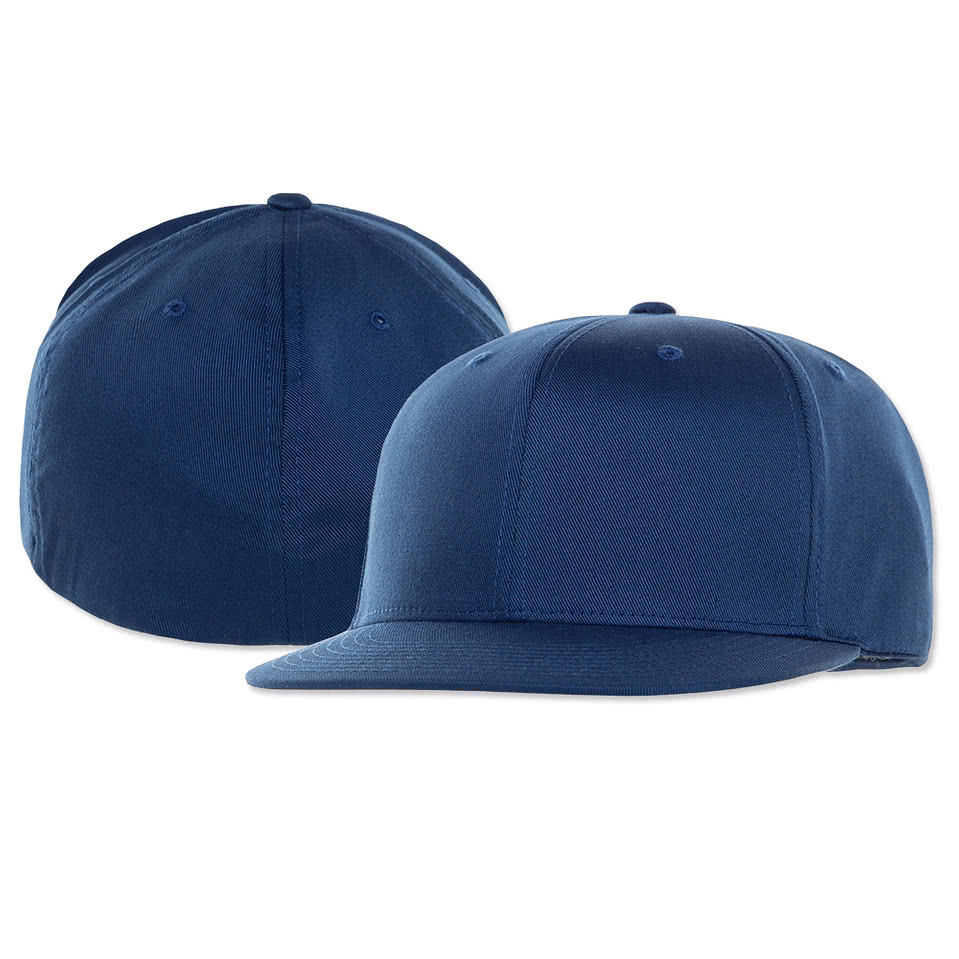 Custom Flexfit On Field Flat Bill Baseball Hat - Design Baseball Hats ...