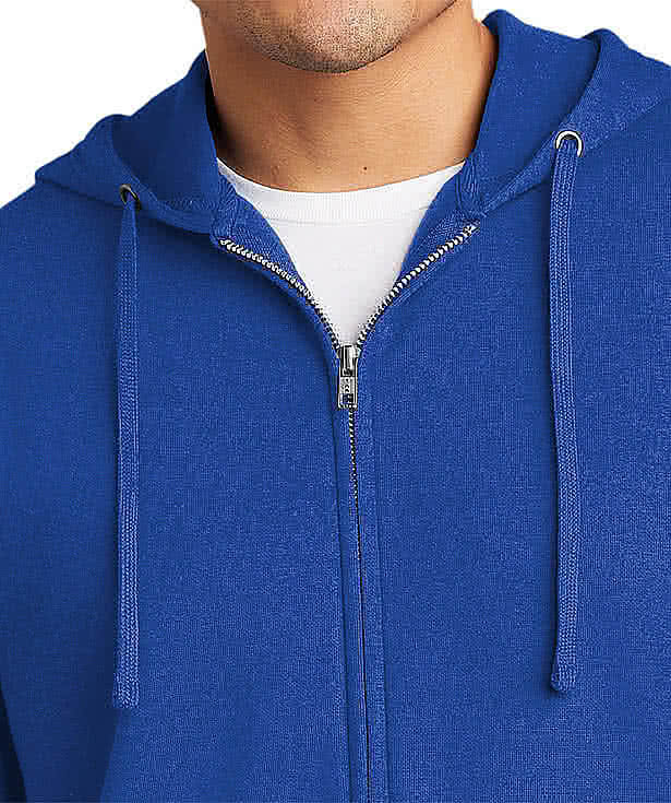 Custom District V.I.T. Zip Hoodie - Design Full Zip Sweatshirts Online ...